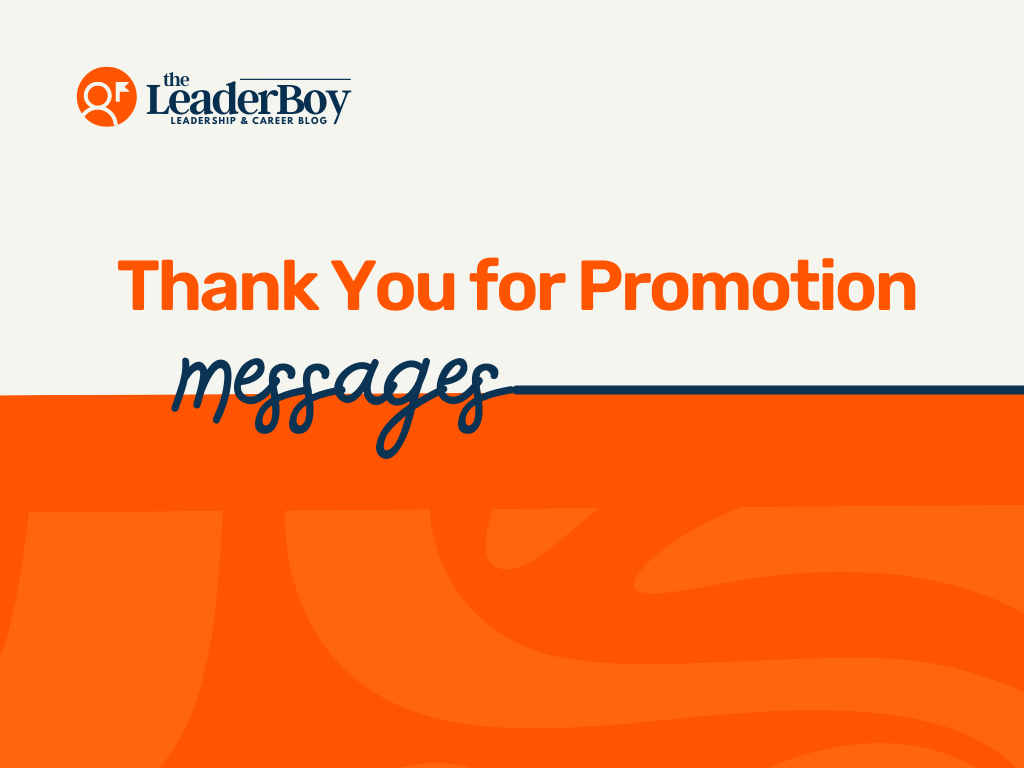 165+ Thank You Message For Promotion Examples And Tips