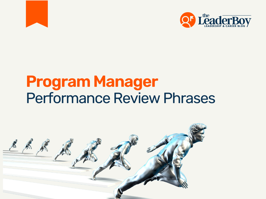 80+ Program Manager Performance Review Examples